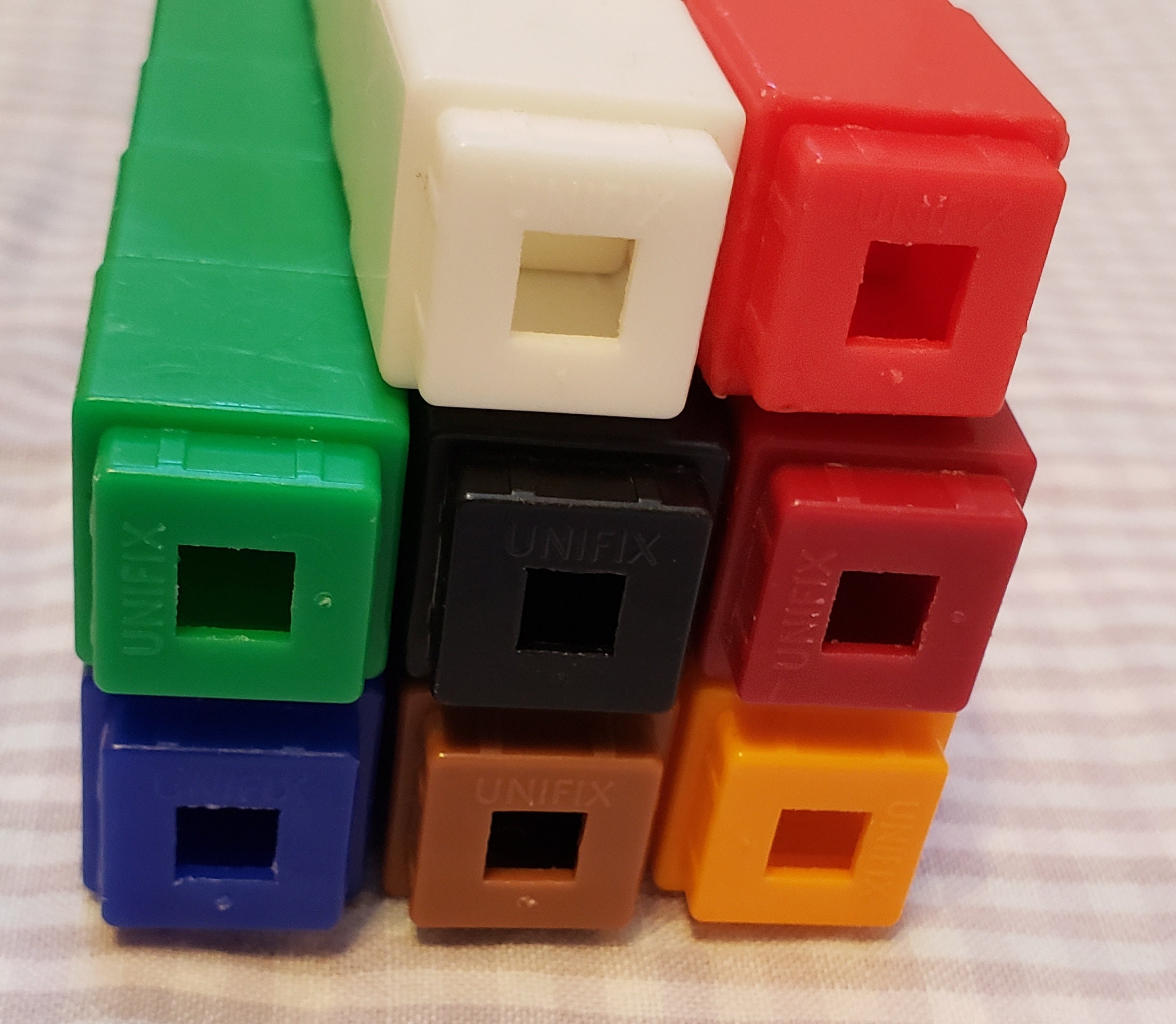 Vintage Unifix Cubes 195 Unifix Counting Cubes Vintage Math Cubes ...