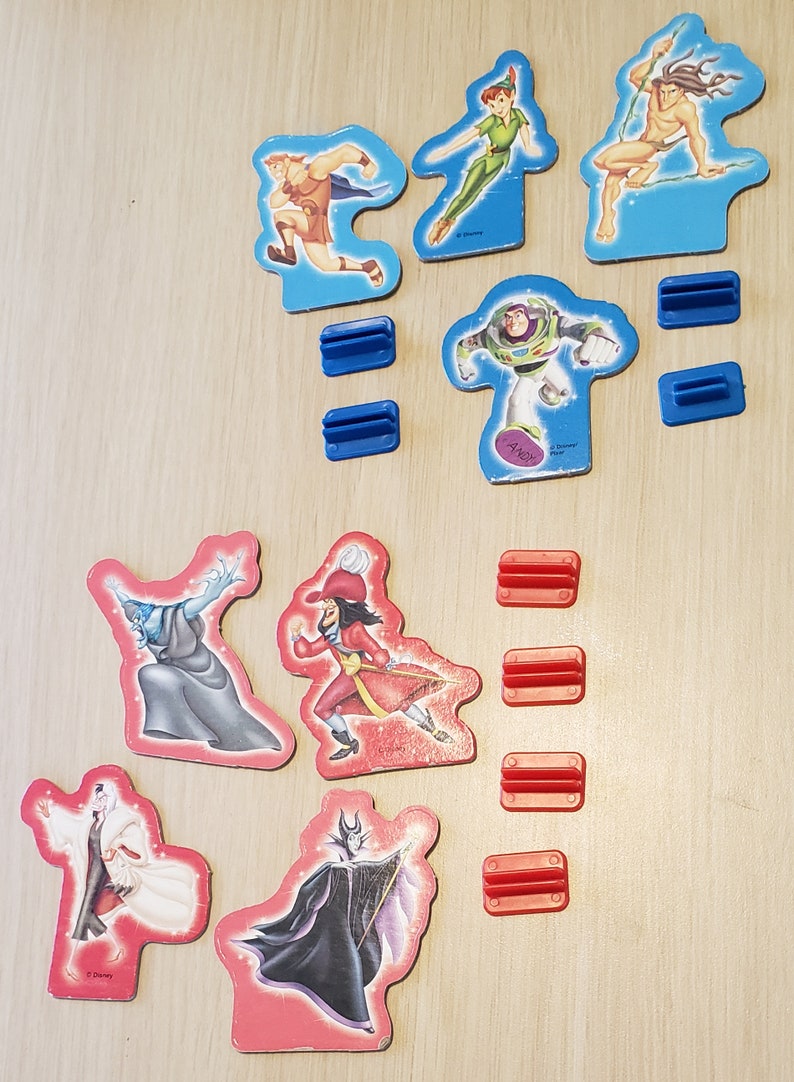 Vintage Disney Sorry Game Pieces Vintage Sorry Game Disney Game Tokens ...