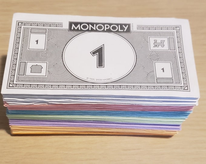 Monopoly Money Monopoly Game Monopoly Game Money Notes - Etsy