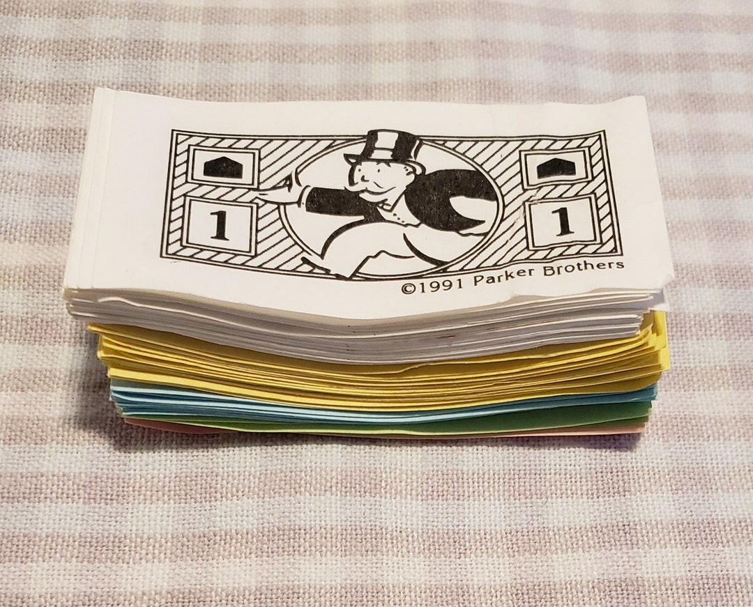 Vintage Monopoly Junior Money Travel Edition - Monopoly Jr Miniature ...