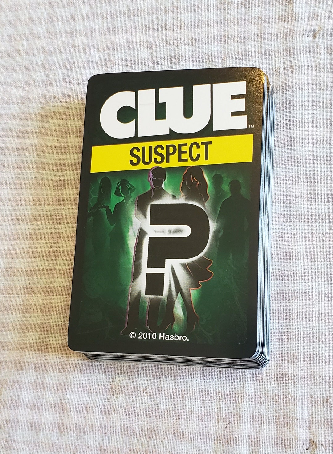 Clue Suspect Game Cards Complete Set - Clue Game Cards - Clue Board ...