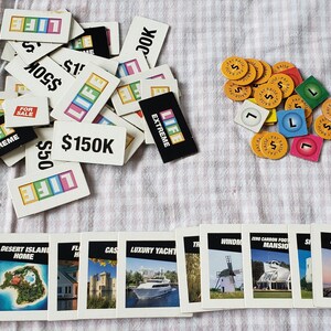 Game of Life Extreme Reality Cards and Chips - Card Game of Life Chips ...