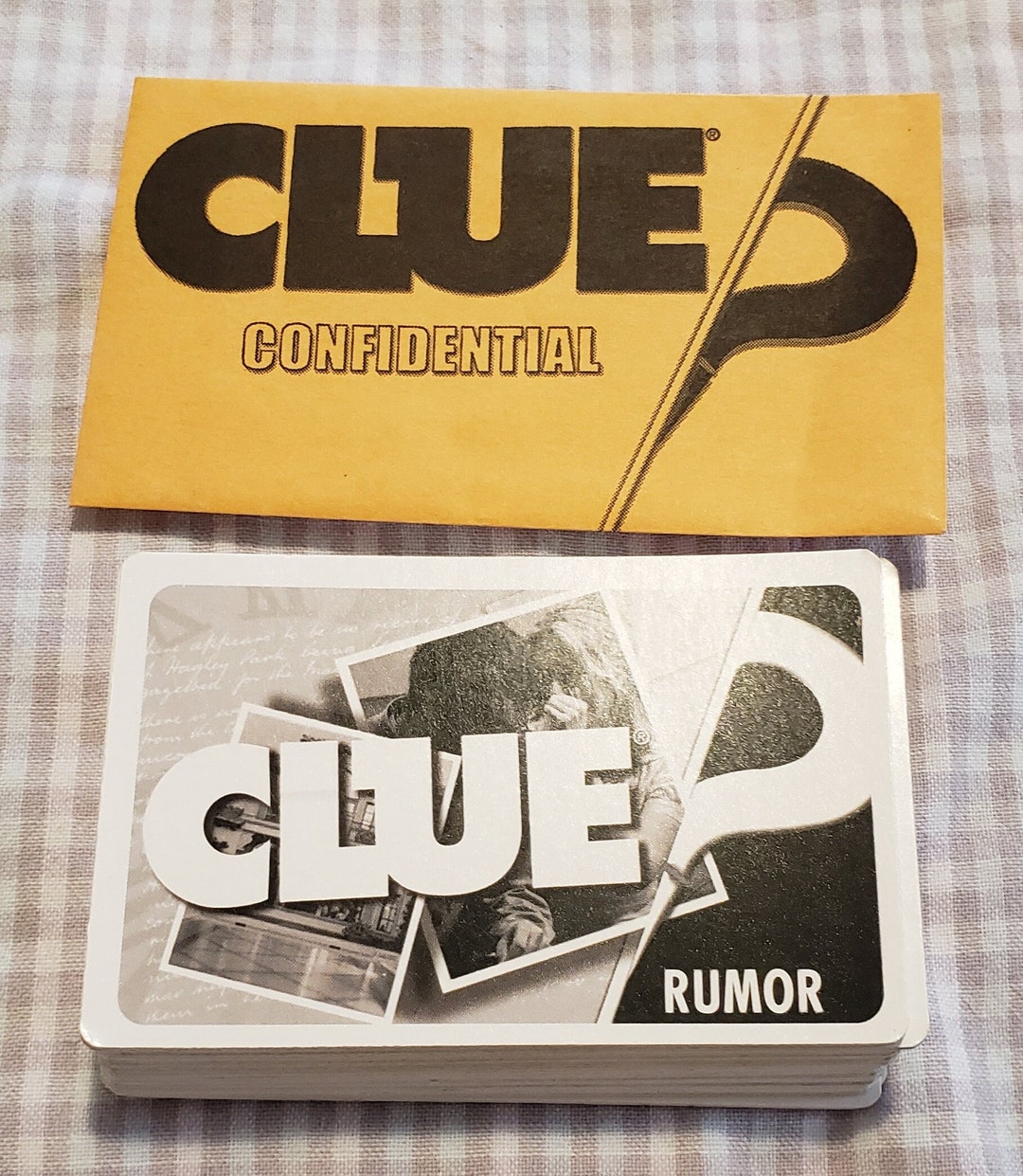Clue Game Cards Complete Set Suspect Room Weapons Cards Plus Bonus ...