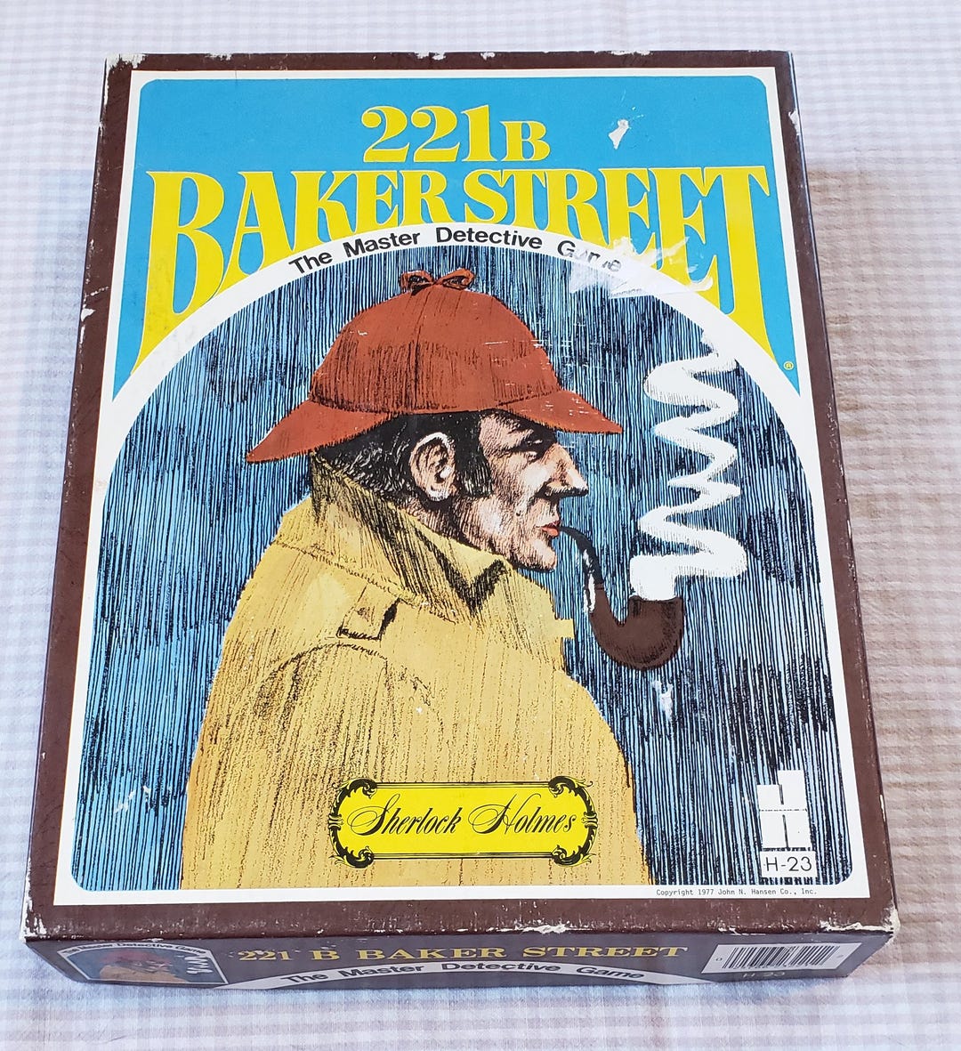 Vintage Sherlock Holmes Board Game Complete - 221B Baker Street Board Game in Box - Mystery ...