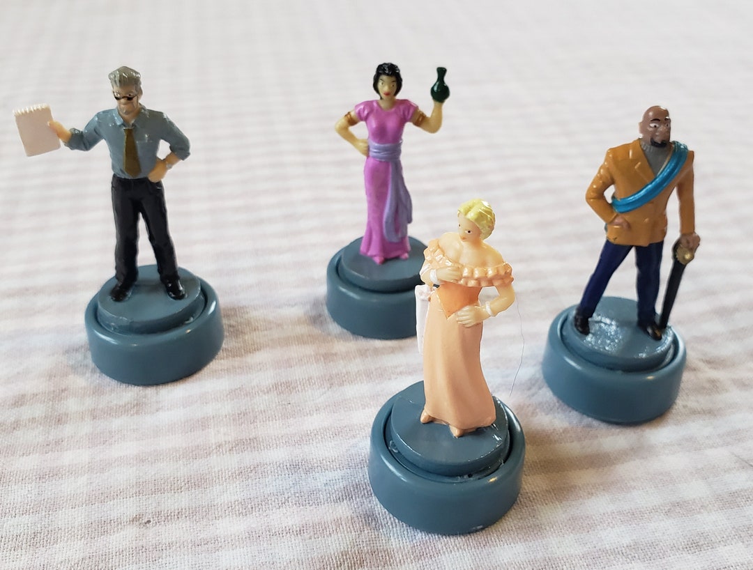 Clue FX Character Tokens - Lady Lavender Prince Azure Miss Peach Lord ...