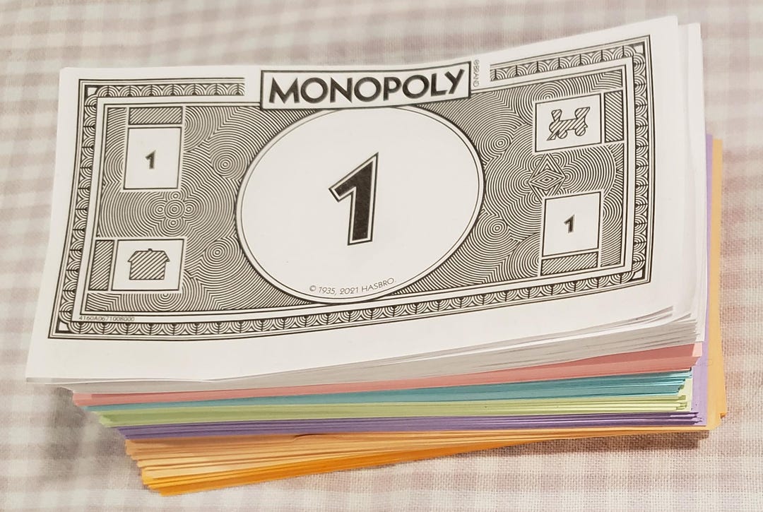 Monopoly Money - Monopoly Game Money Notes - Play Money - Board Game ...