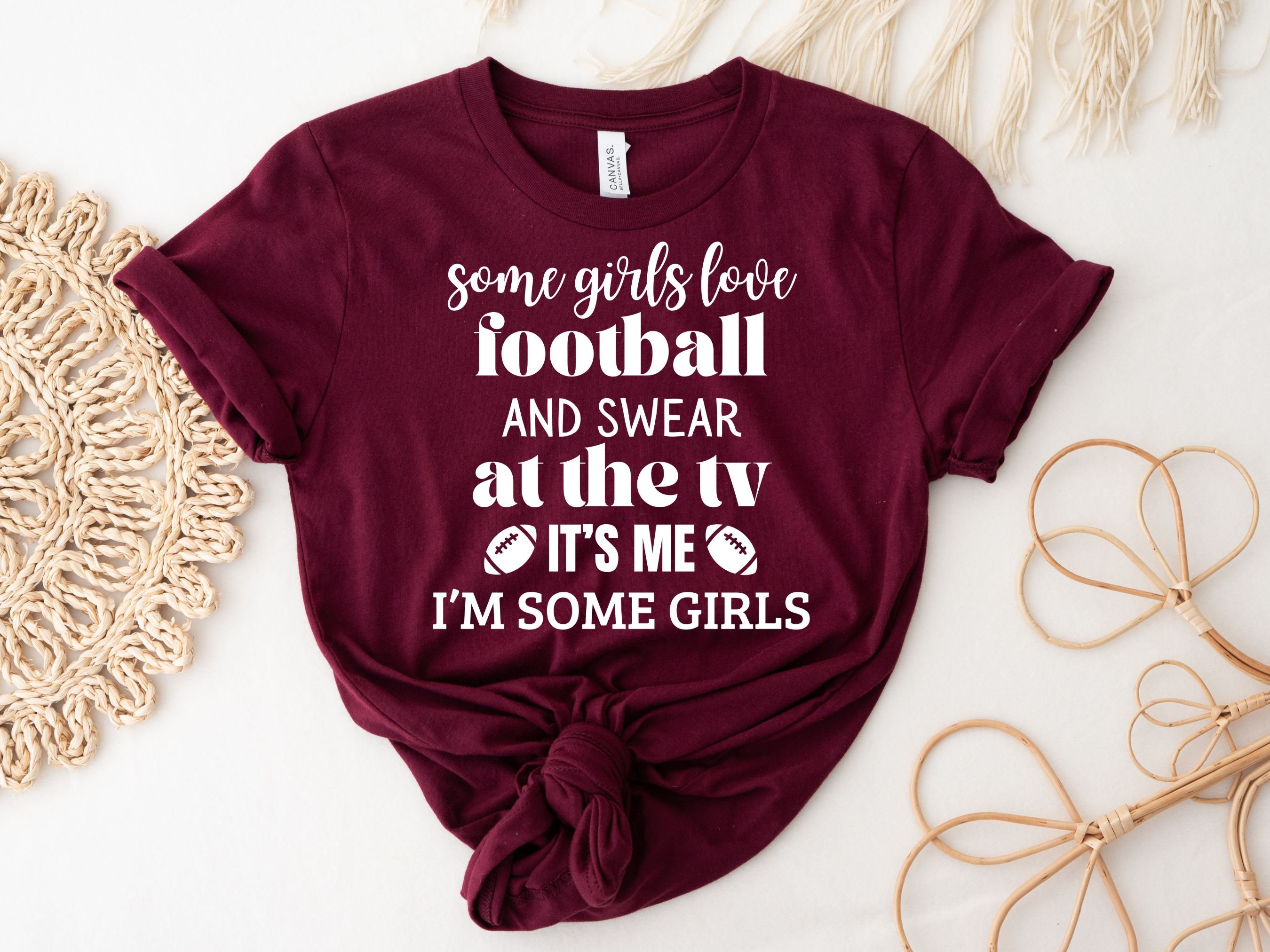 Some Girls Love Football SVG, Its Me Svg, Football PNG, Football Lover ...