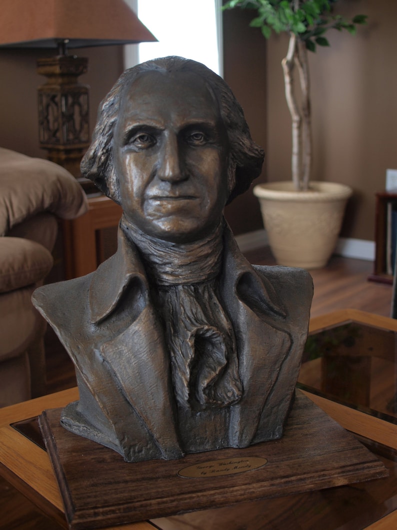 George Washington Bust Sculpture | Etsy