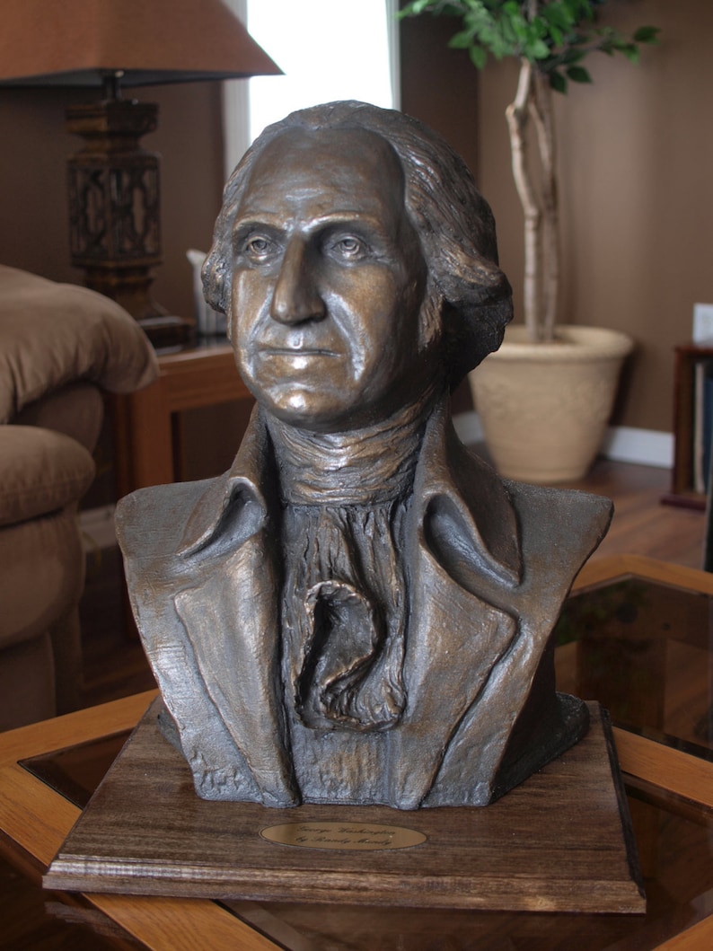 George Washington Bust Sculpture | Etsy