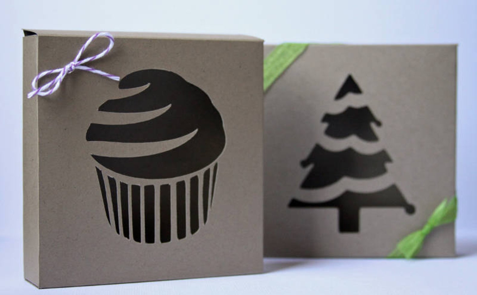 Treat/dessert/cookie Gift Box Vector Art SVG Files Cupcake - Etsy