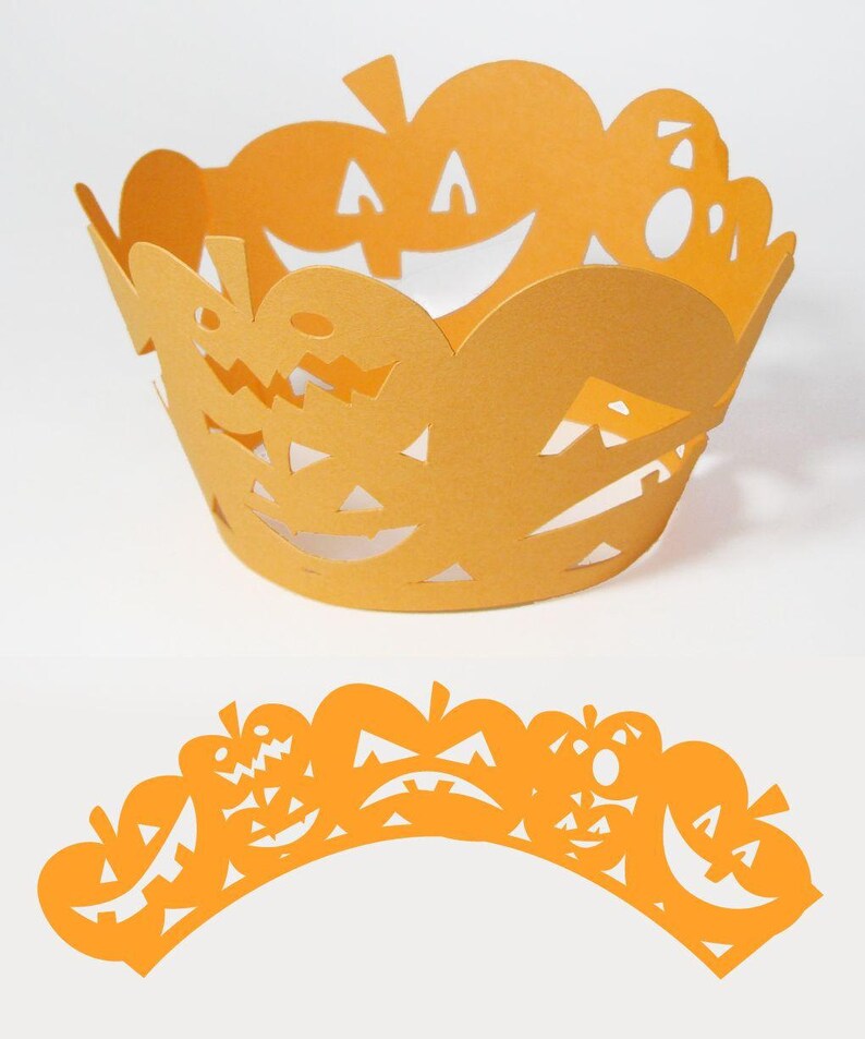 Cupcake Wrappers Vector Art SVG Files Set #2 (with Commercial License ...