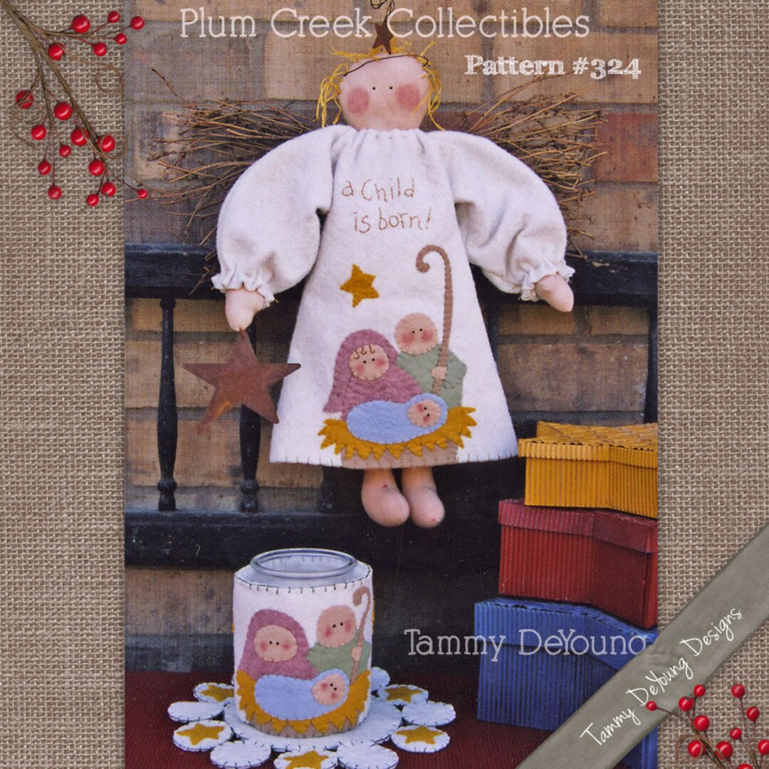 Nativity Scene Pattern *christmas Angel Pattern* Doll Pattern ...
