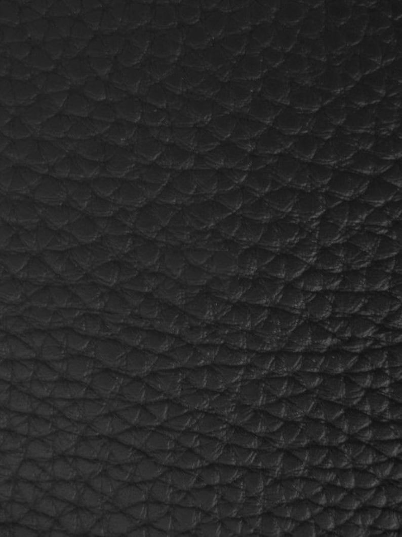 Black Textured PVC Faux Leather Upholstery Vinyl Fabric - Sold by the ...