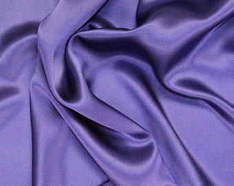 Solid Grapes Purple 100% Pure Silk Charmeuse Fabric Width 44 - Etsy
