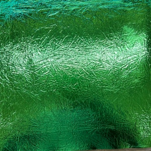 Lime Green Crushed Distressed Foil Chrome Mirror Reflective Vinyl ...