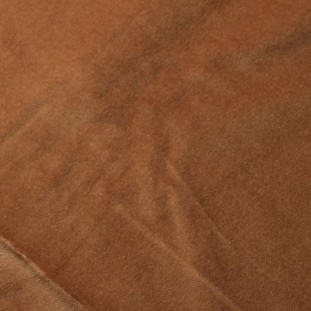 Light Brown Cotton Velvet Upholstery Drapery Home Decor Fabric - Sold ...