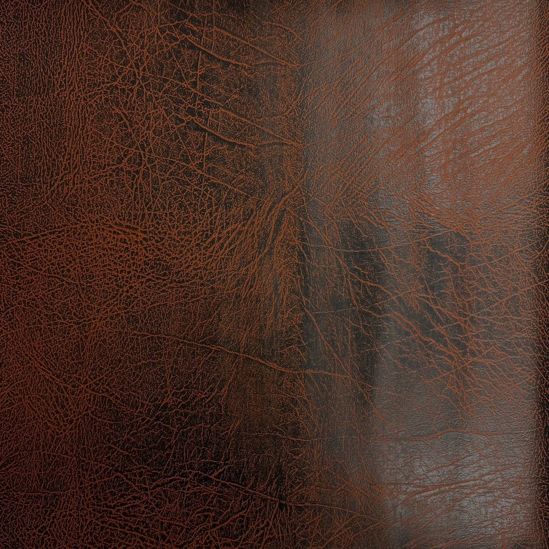 Copper Vintage Distressed Faux Leather Suede Upholstery Crafting ...
