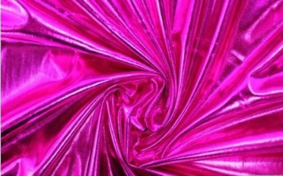 Spandex METALLIC Hot Pink Fabric / 60 Wide / Sold by the Yard - Etsy