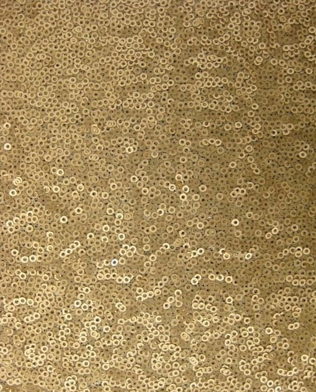 Matte Gold Sequin Fabric