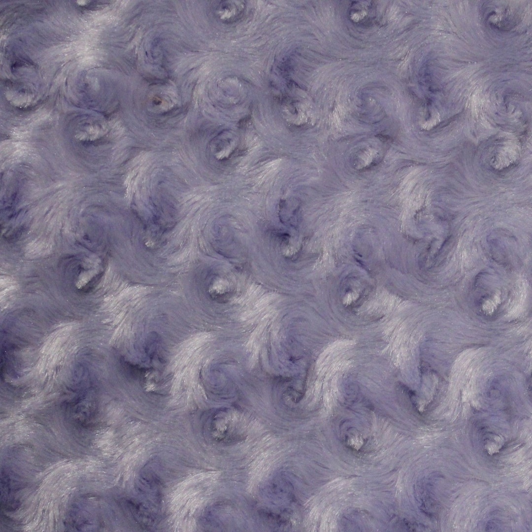Swirl Rose Bud Fluff Minky Fur Fabric - Sold by the Yard - 58"/ 60 ...