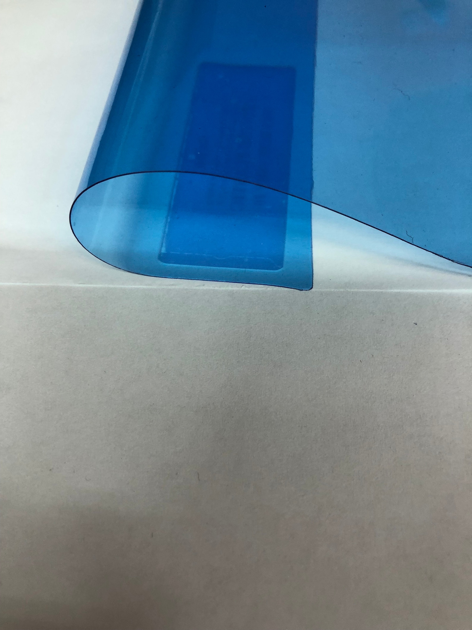 Sky Blue Marine PVC Tinted Plastic Vinyl Fabric- Sold by the Yard - 54 ...