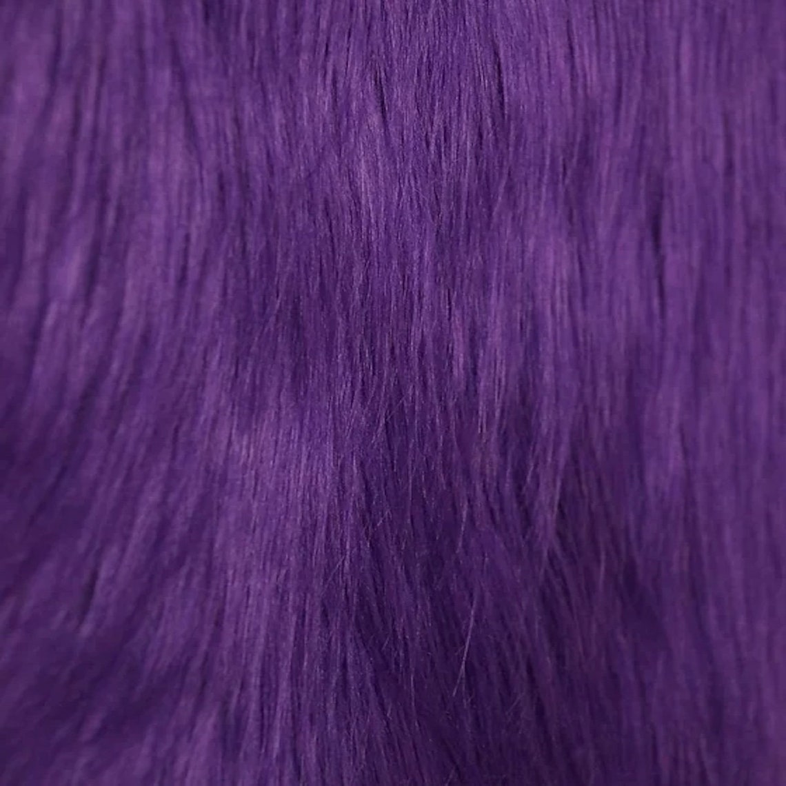 Purple Long Pile Shaggy Faux Fur Fabric 4 Pile Sold - Etsy