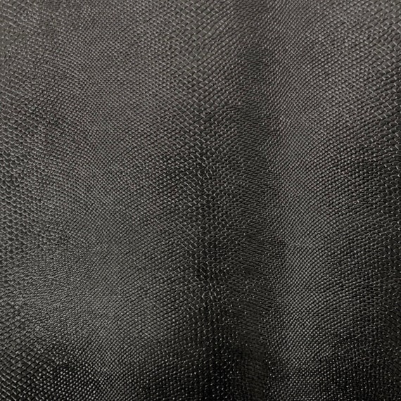 Black Safari Snakeskin Embossed Faux Leather Apparel Crafting | Etsy