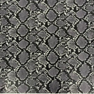 Gray Caicos Snake Skin Upholstery Crafting Faux Leather Vinyl Fabric ...