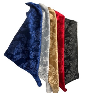 Red Damask Embossed Velvet Upholstery Drapery Fabric - Sold by the Yard ...