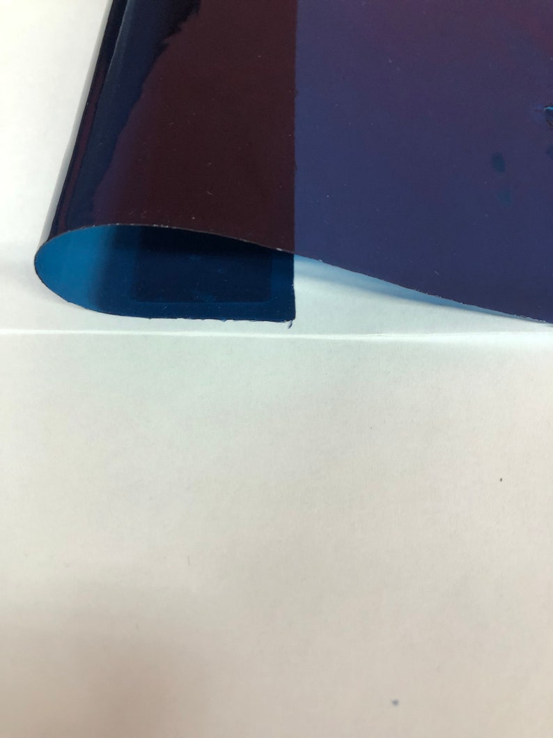 Navy Blue Marine PVC Tinted Plastic Vinyl Fabric Sold by the - Etsy