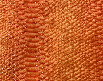 Orange Snakeskin - Etsy
