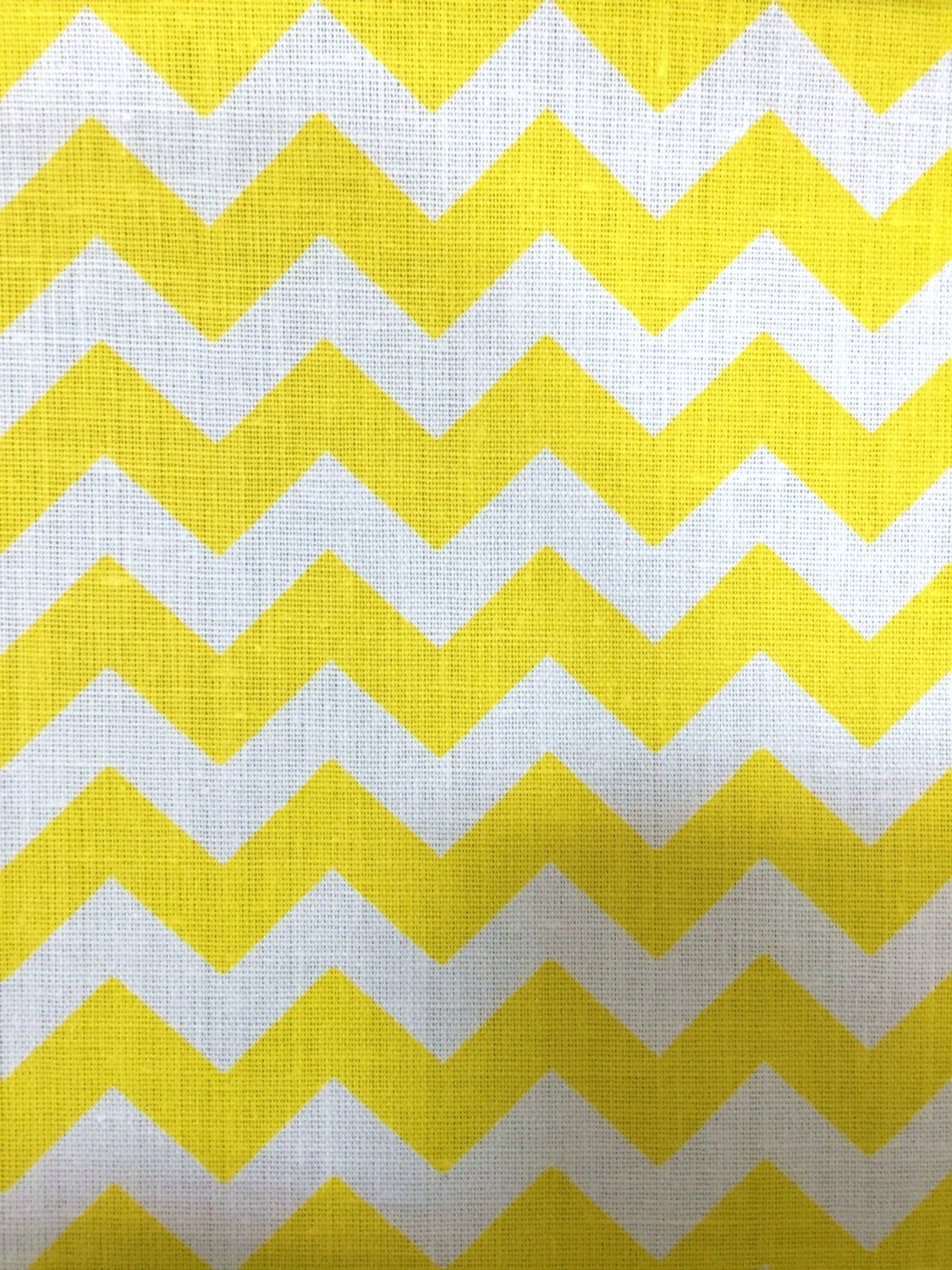 Yellow And White Chevron