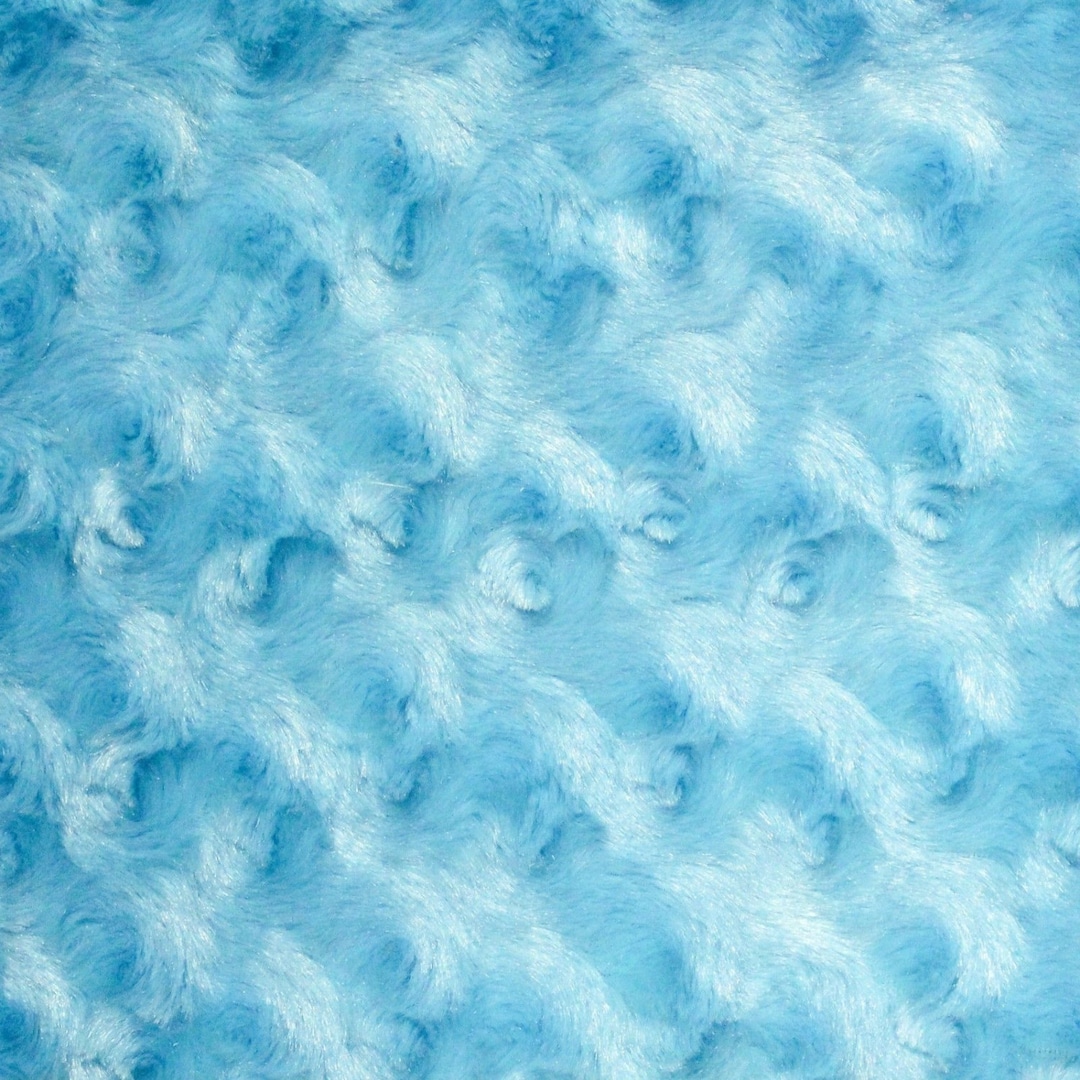 Swirl Rose Bud Fluff Minky Fur Fabric - Sold by the Yard - 58"/ 60 ...