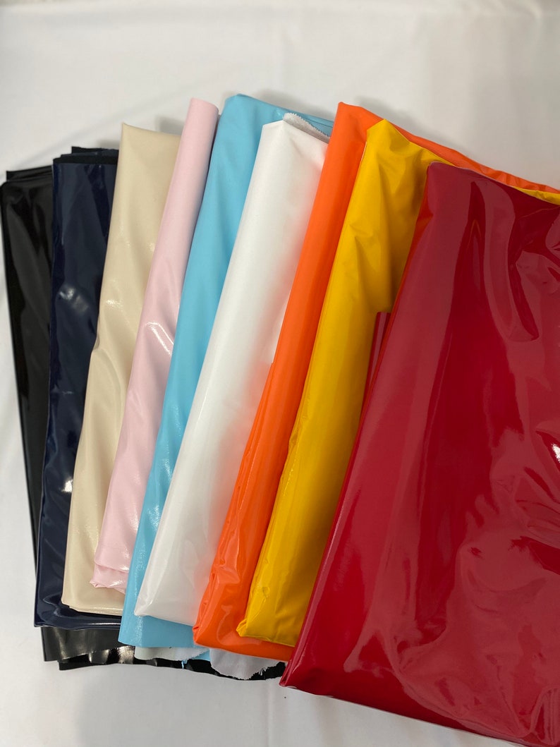 Yellow Faux Patent Leather Apparel Dance Costume Vinyl Fabric - Etsy