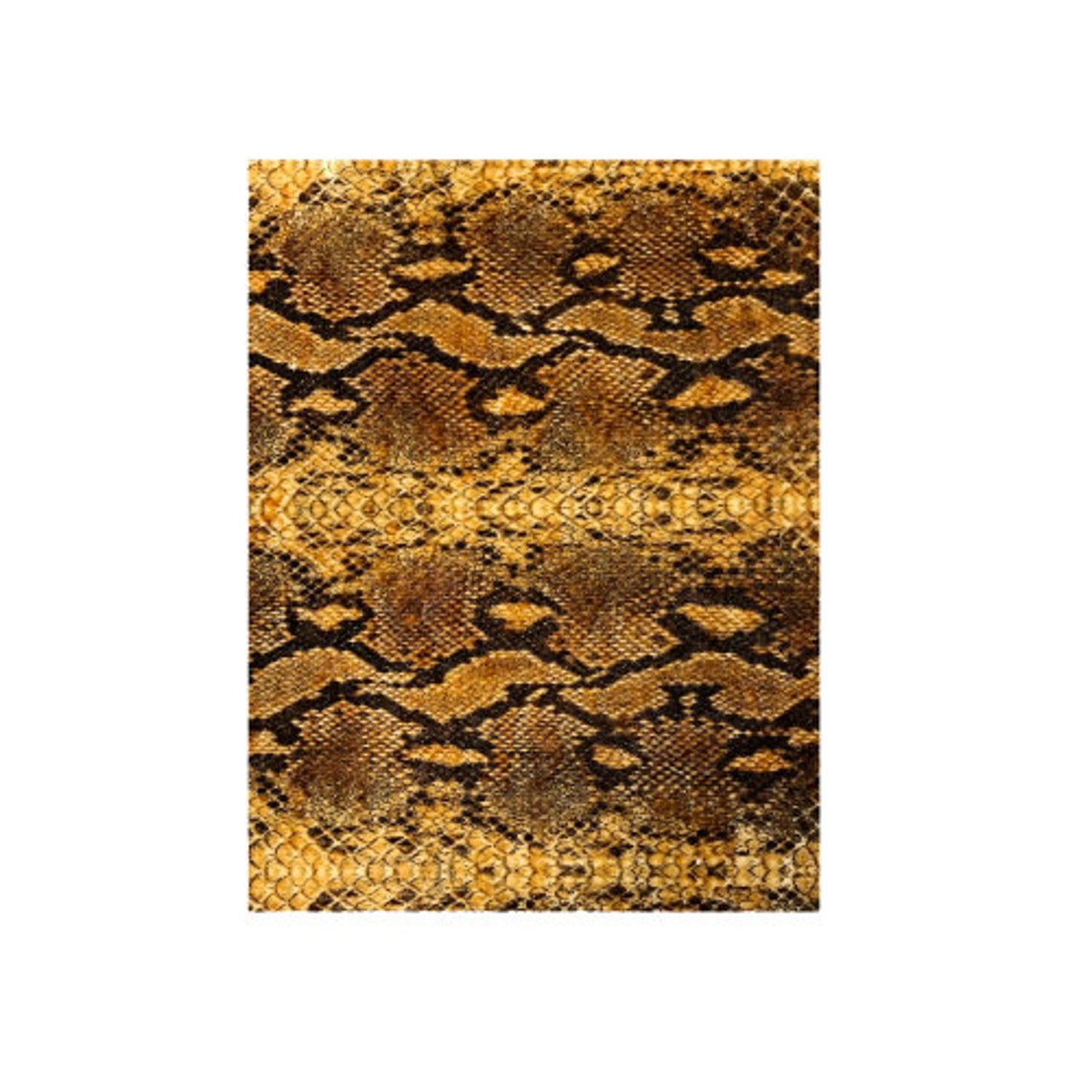 Gold Snakeskin Printed Stretch Velvet Costume Apparel Fabric - Sold by ...