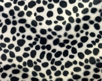 Zebra Large White and Black Velbo Faux Fur Fabric per Yard - Etsy