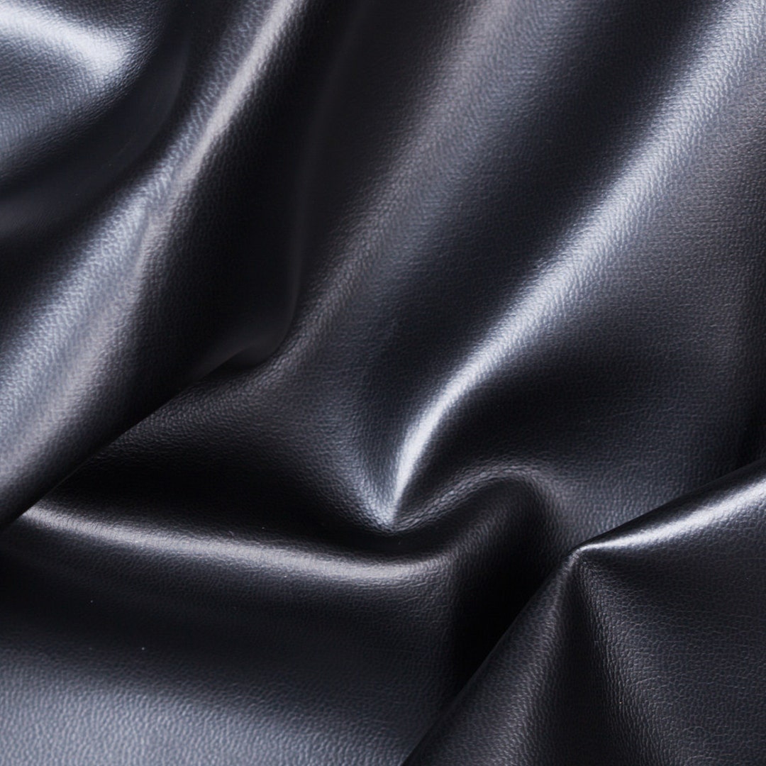 Black Soft Skin Regular Vinyl Fabric - Sold by the Yard - 52"/ 54" - Etsy