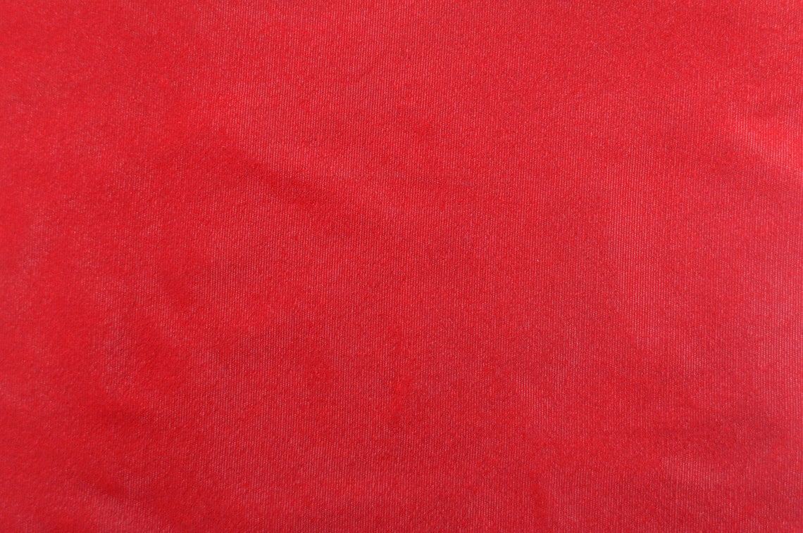 Red Plush Triple Velvet Drapery Clothing Fabric BTY | Etsy