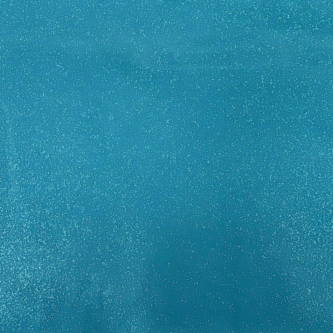 Turquoise Blue Sparkle Glitter Vinyl Upholstery Crafting Fabric - Sold ...