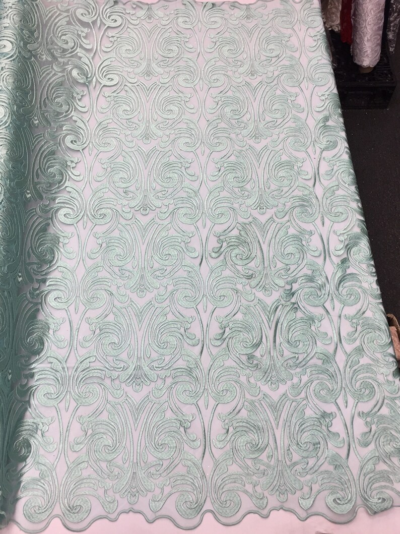 Gold Leon Embroidered Geometric Wedding Prom Formal Dress Lace - Etsy