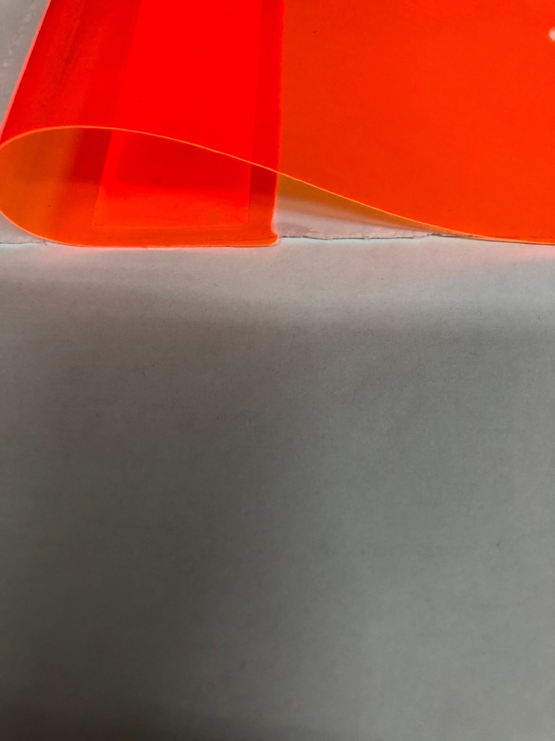 Orange Marine PVC Tinted Plastic Vinyl Fabric- Sold by the Yard - 54 ...