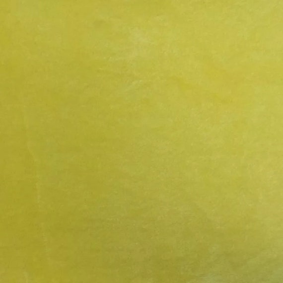Yellow Smooth Minky Cuddle Faux Fur Fabric Sold by the Yard | Etsy