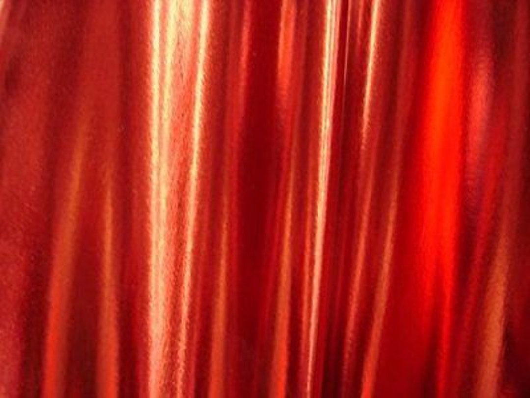 Spandex METALLIC Red Fabric / 60 Wide / Sold by the Yard - Etsy