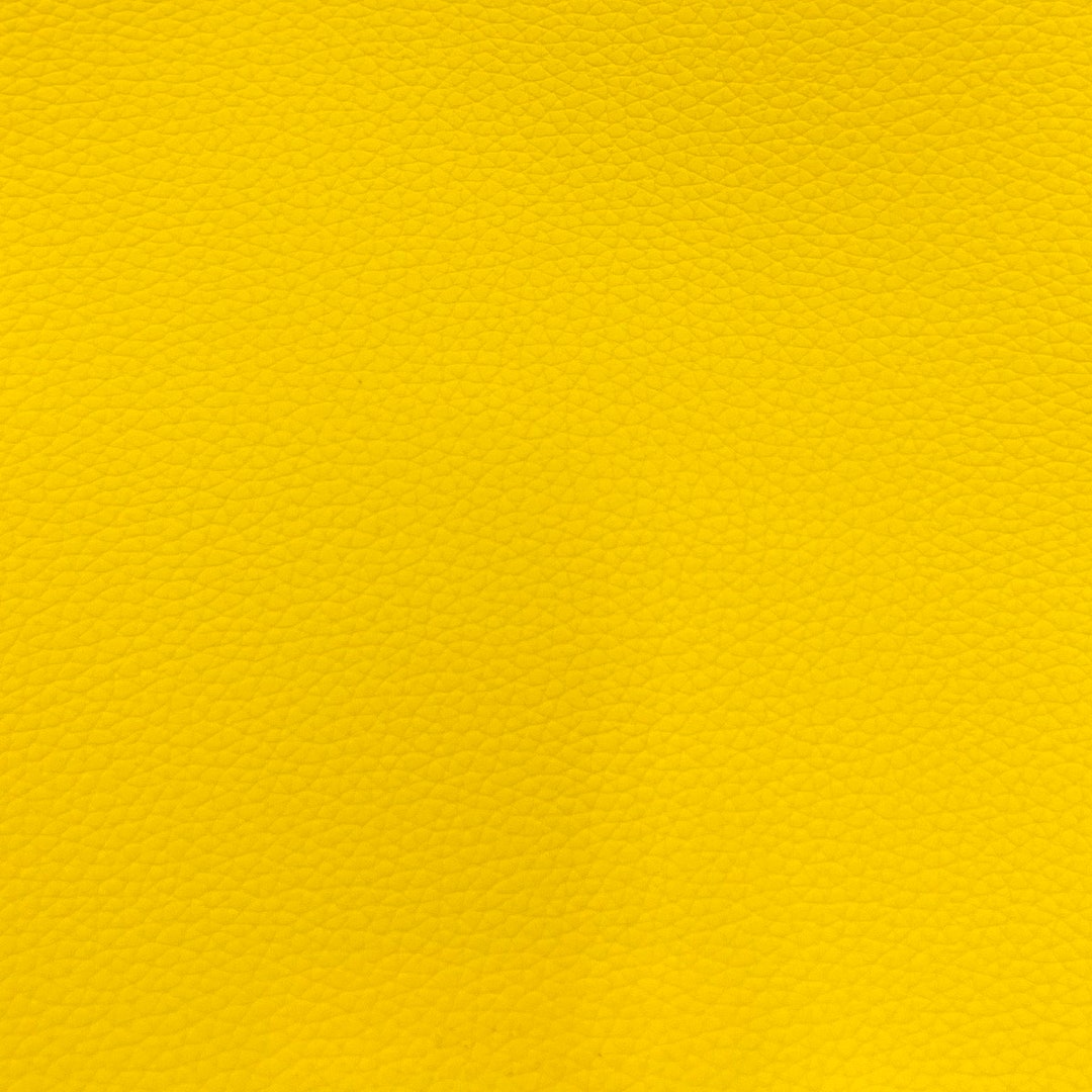 Yellow Pebble Grain Textured Faux Leather Upholstery Crafting Vinyl ...