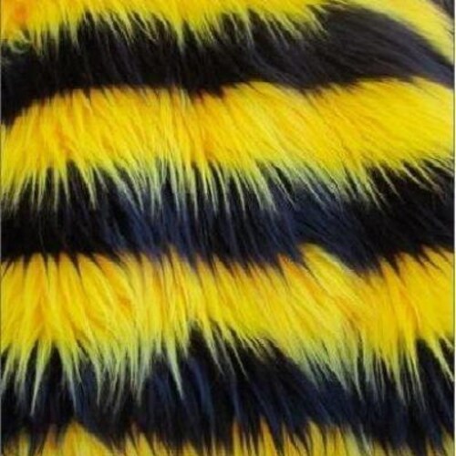 Sunshine Yellow Luxury Shag Faux Fur Fabric - Etsy