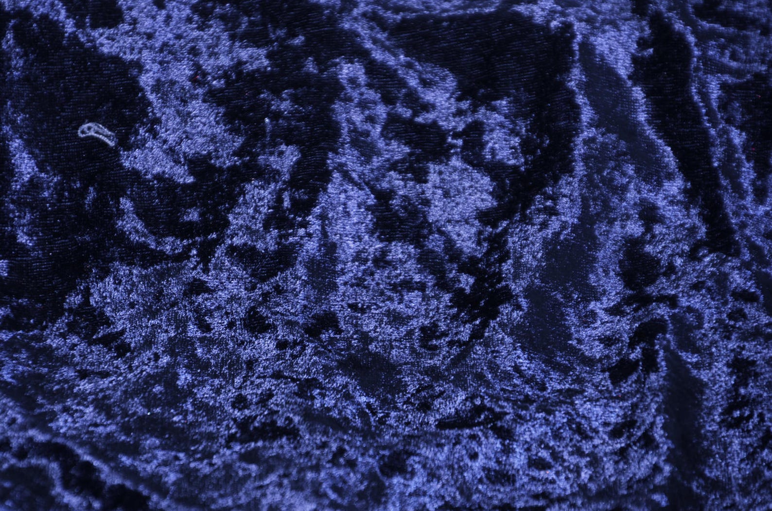 Navy Blue Panne Crush Velvet Backdrop Apparel Stretch Fabric - by the ...