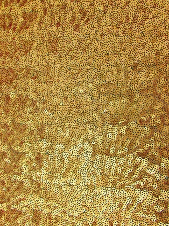 Gold Mini Disc All Over Sequin Nylon Mesh Gown Decor Fabric | Etsy