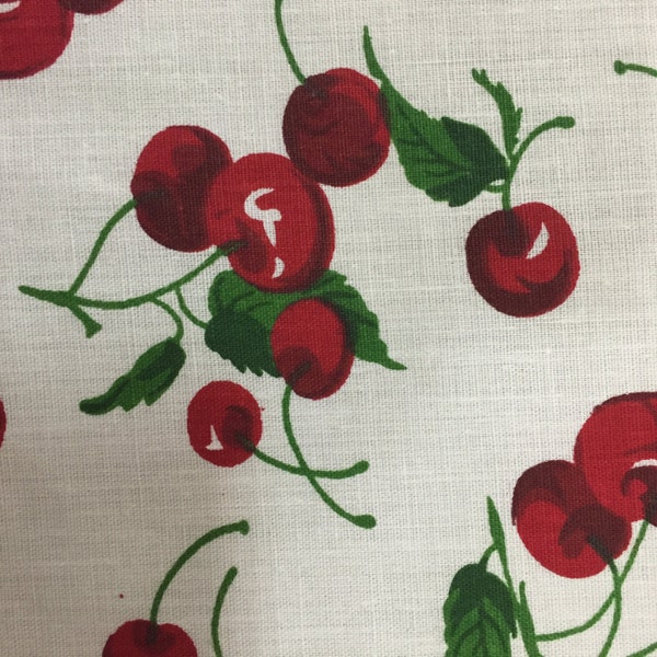 Cherry Fabric - Etsy
