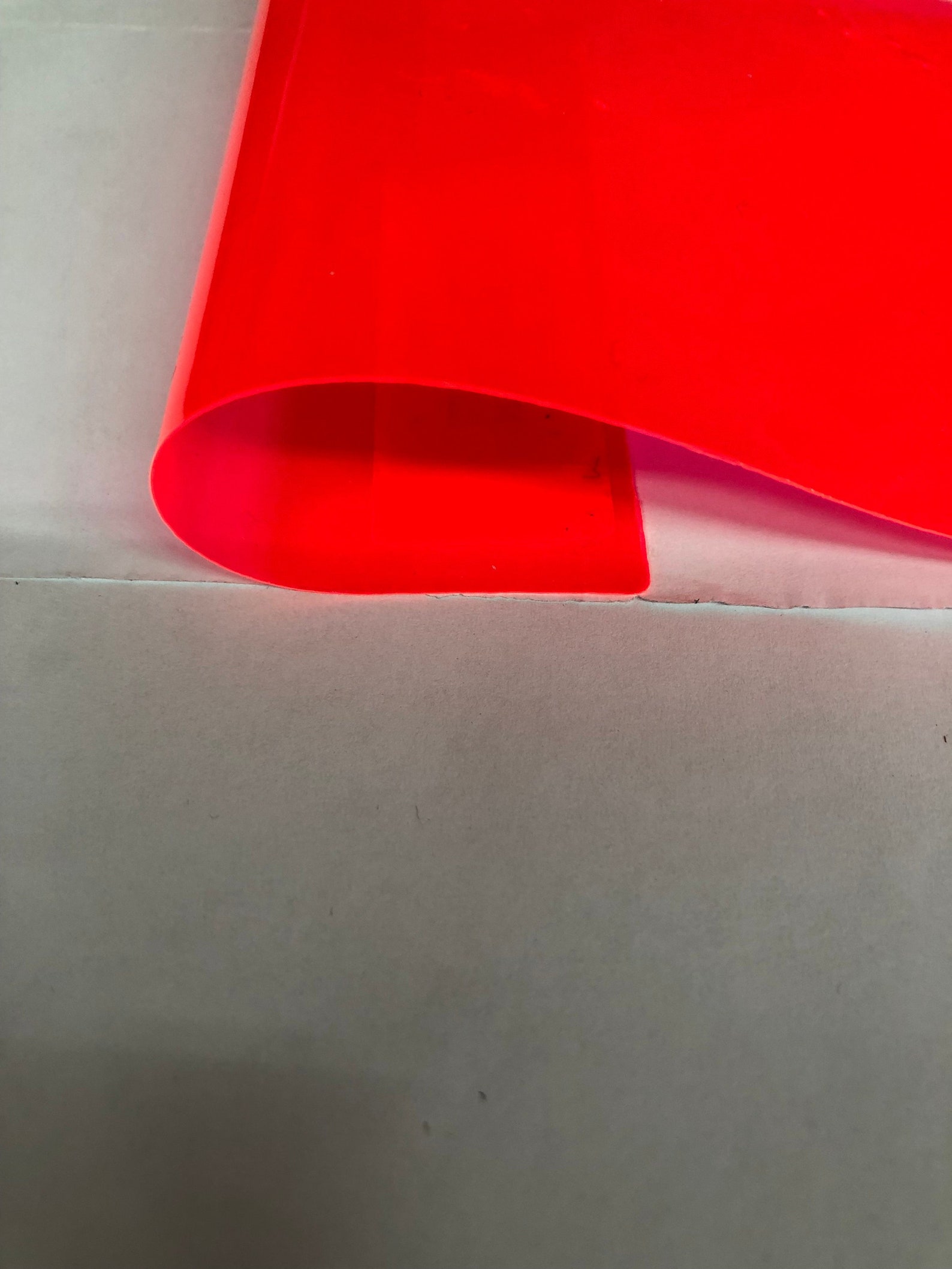 Coral Red Marine PVC Tinted Plastic Vinyl Fabric Sold by the - Etsy