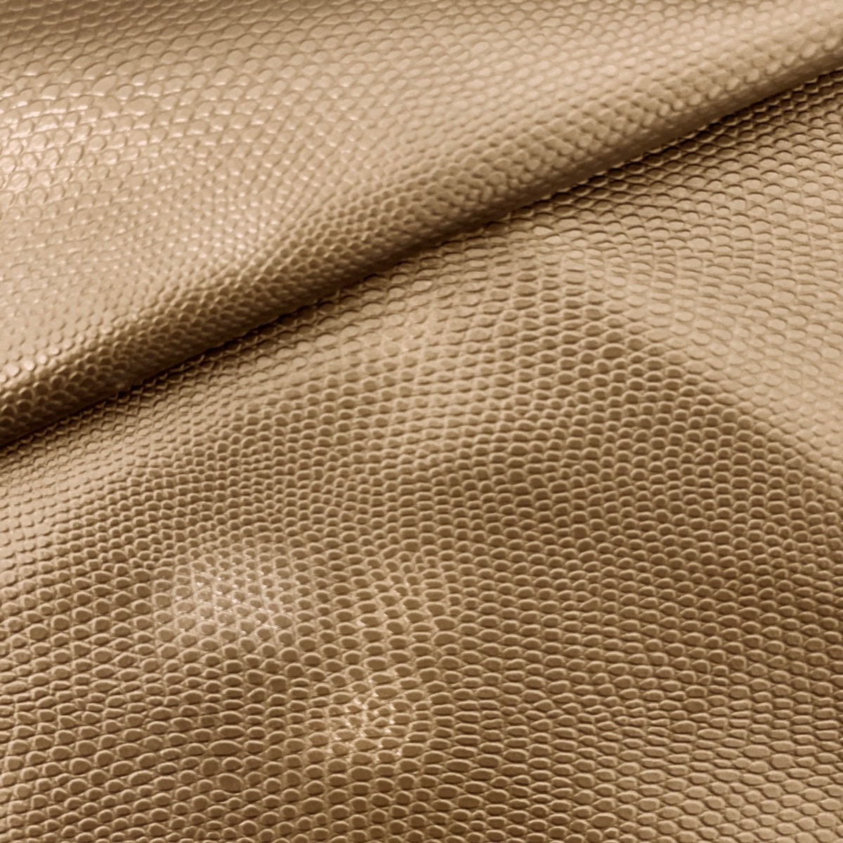 Bronze Anaconda Snakeskin Stretch Apparel Vinyl Fabric - Sold by the ...